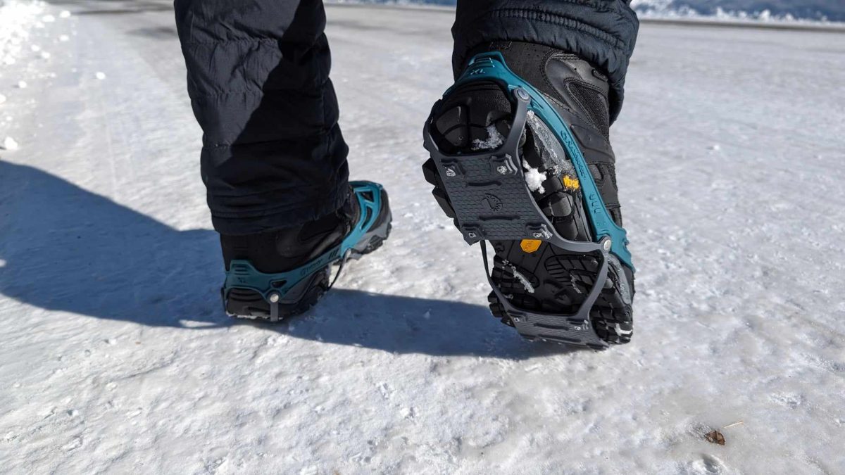 Kahtoola NANOspikes - Excellent Traction in Winter Conditions - Engearment